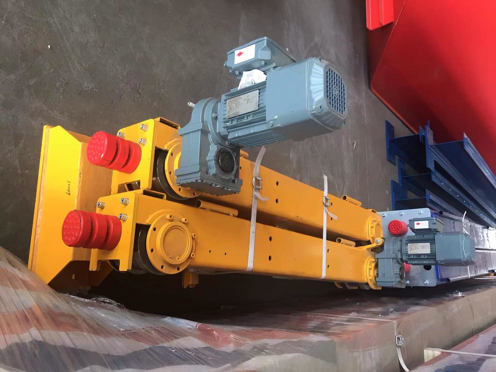 Wheel Set Adapted To Single Girder Overhead Crane Bridge End Carriage 5 Ton