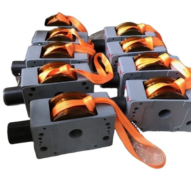 DRS 125mm To 400mm Traveling Wheel Block With Drive Geared Motor