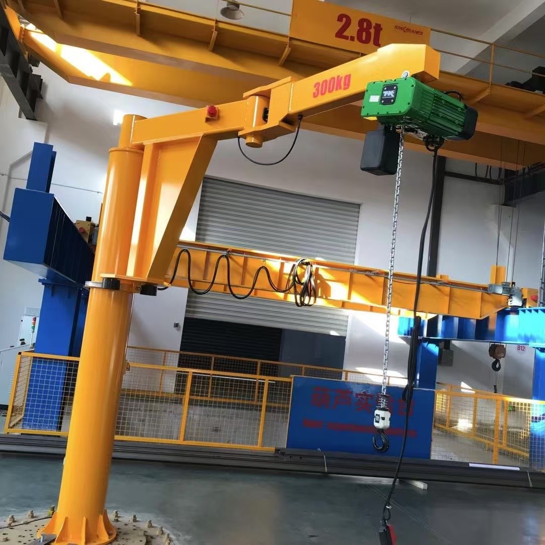 0.2t-0.5t Free Standing Articulating Jib Crane With Intelligent Lifting ...