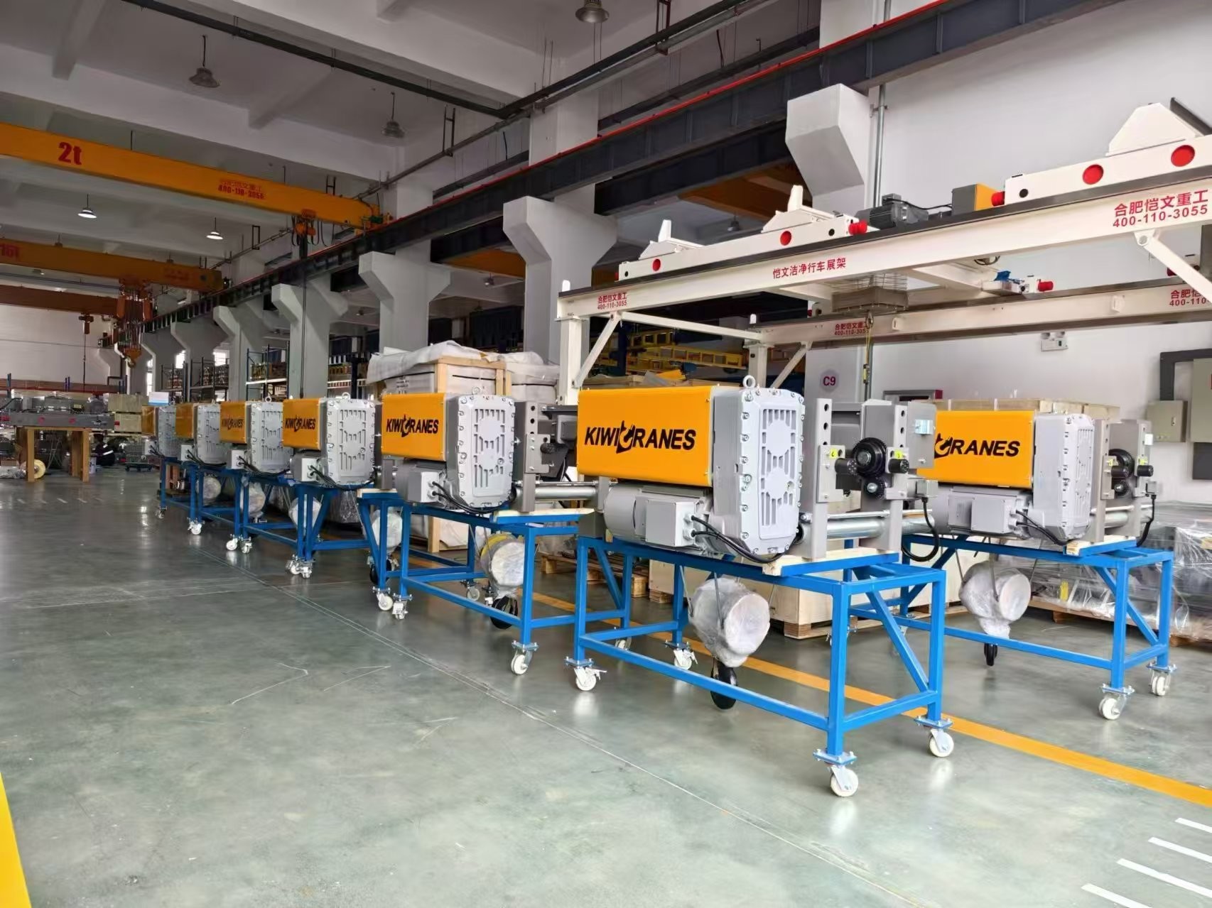 5ton 6m European Style Single Girder Wire Rope Hoist for Mining